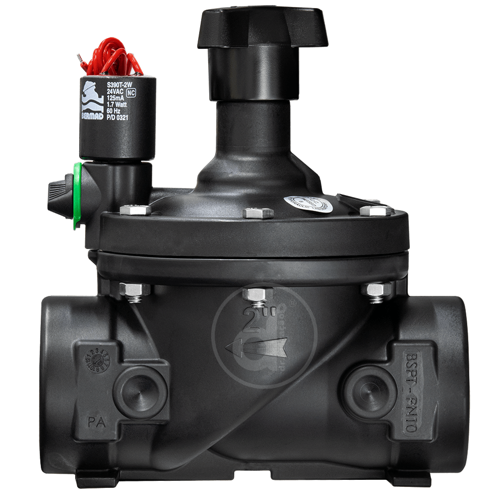 Válvula Registro Elétrico Com Solenoide 2'' NC ( Normalmente Fechada ...