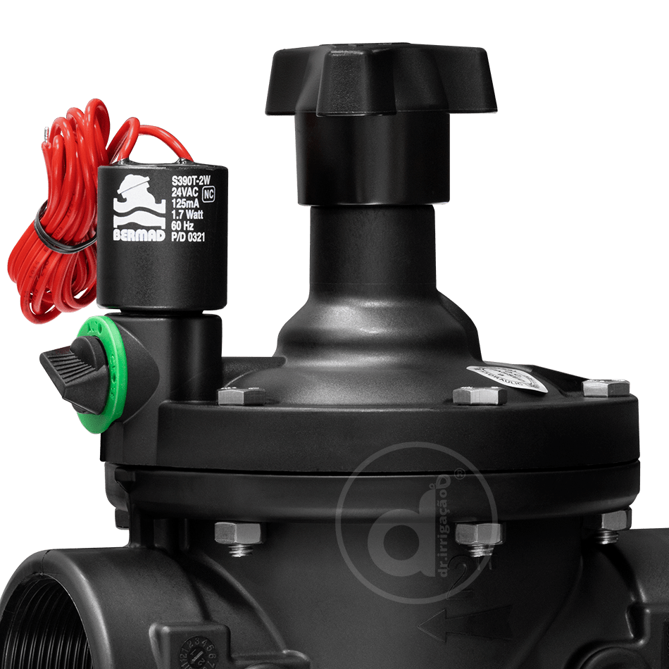 Válvula Registro Elétrico Com Solenoide 2'' NC ( Normalmente Fechada ...